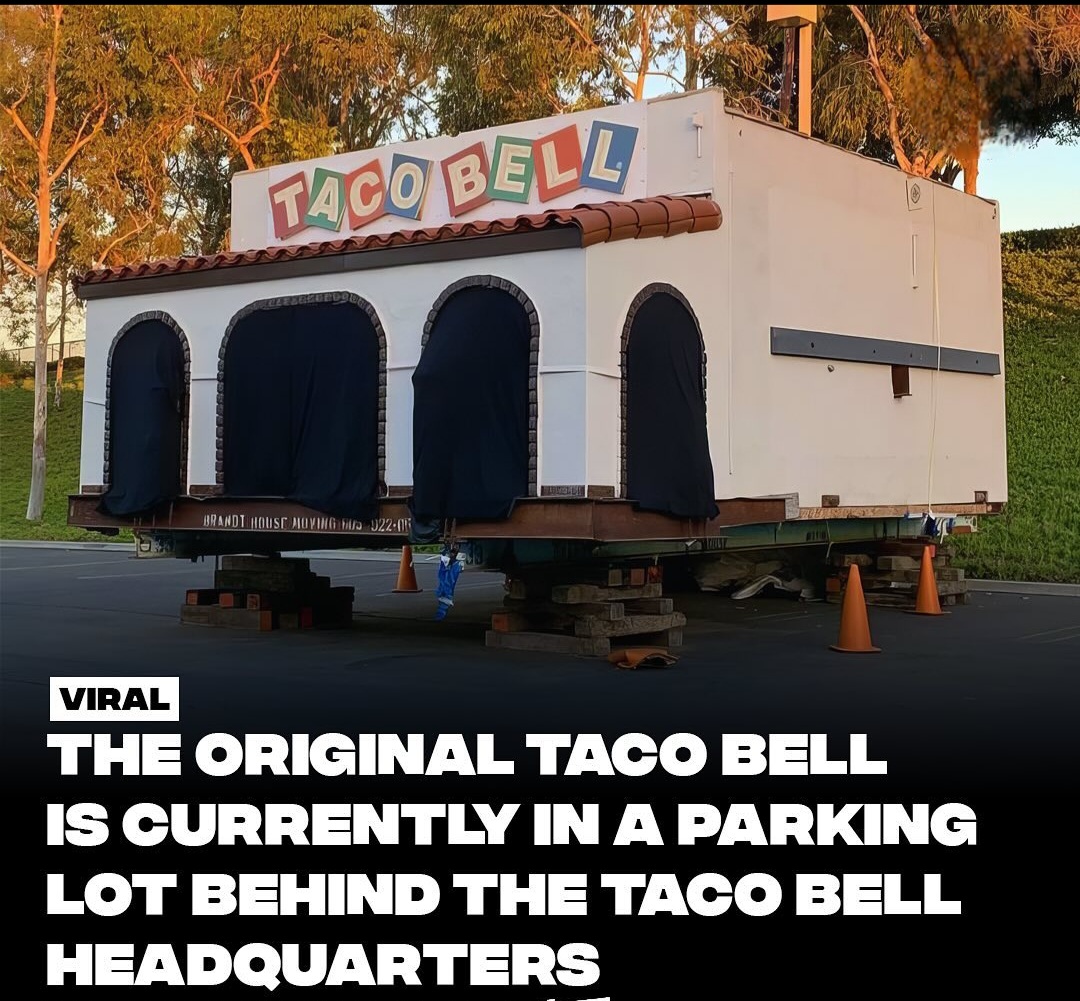 Original Taco Bell Building Discovered Behind Headquarters: Historic ...